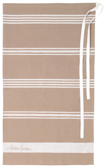 Halvor Bakke Færder forkle bomull 90x90 Beige - Norsk Dun